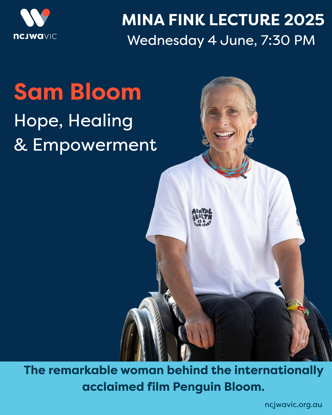 Mina Fink Lecture 2025 - Sam Bloom | National Council for Jewish Women Australia Victoria
